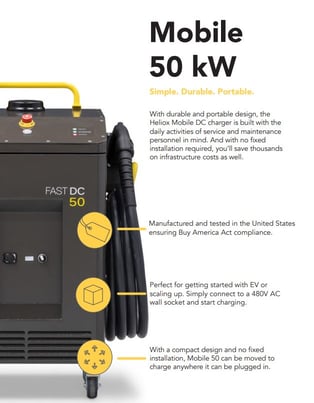 Product Datasheet | Mobile 50kW EV Charging Station
