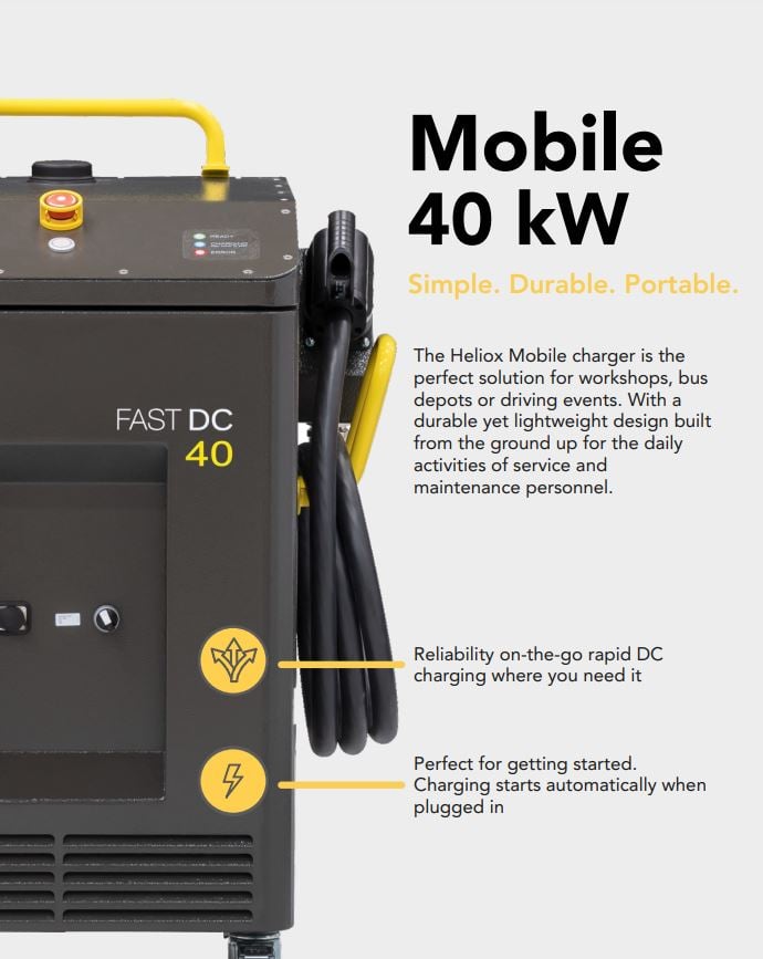 Product Datasheet | Mobile 40kW EV Charging Station
